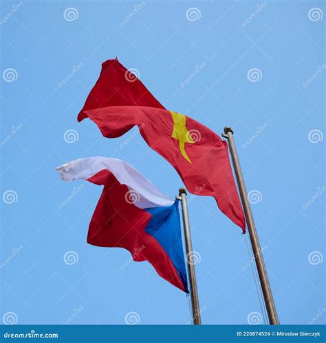 捷克共和国和越南社会主义共和国国旗 库存照片 图片 包括有 背包 曲线 标志 红色 星形 纹理 220874524