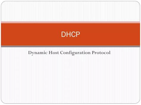 PPT DHCP PowerPoint Presentation Free Download ID 3194568