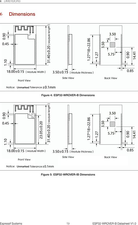 ESPRESSIF SYSTEMS ESP32WROVERB Wi Fi Bluetooth Module User Manual