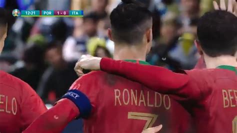 Euro 2020 크리스티아누 호날두 엄청난 오버헤드킥 Youtube