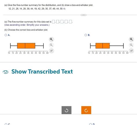 Answered A Give The Five Number Summary For The Distribution And B Kunduz