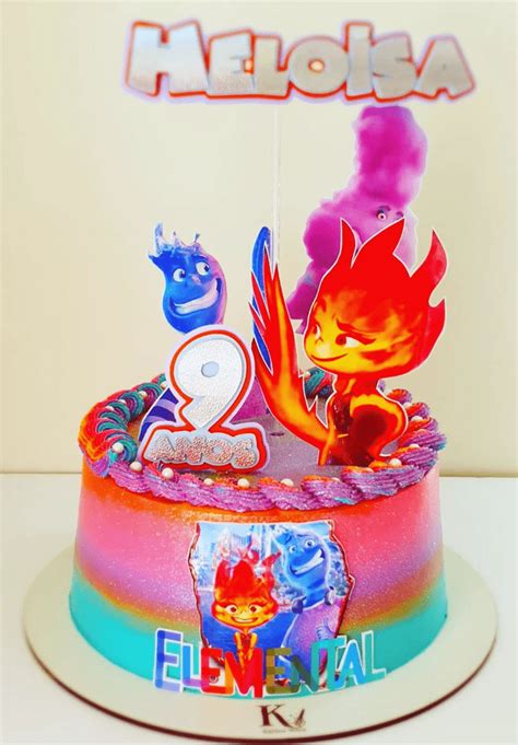 Elemental Birthday Cake Ideas Images Pictures