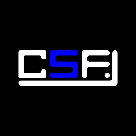 Csf Letter Logo Creative Design With Vector Graphic Csf Simple And