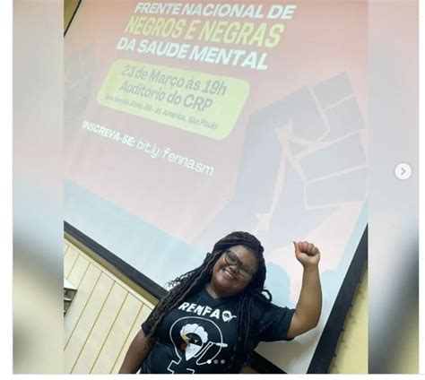 Keit Lima Participa Do Lançamento Da Frente Nacional De Negros E Negras Pela Saúde Mental