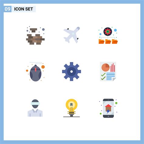 Set Of 9 Commercial Flat Colors Pack For Vehicle Configuration Setting Database Technology