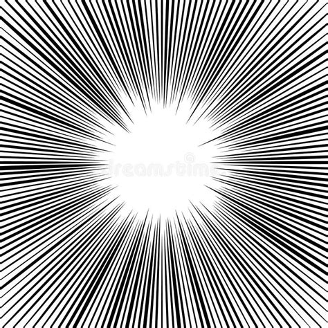 Abstract Circular Element Radial Lines Shape Geometric Element Stock Vector Illustration Of