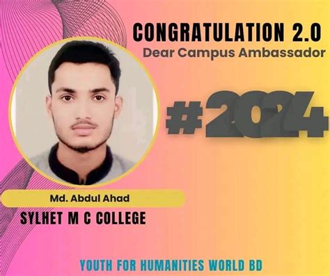 Abdul Ahad On Linkedin Volunteering Youthforhumanitiesworld Campusambassador