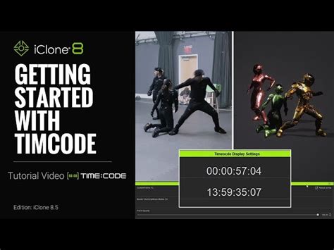 Free Video Getting Started With Timecode Plugin In Iclone 8 Tutorial From Reallusion Class
