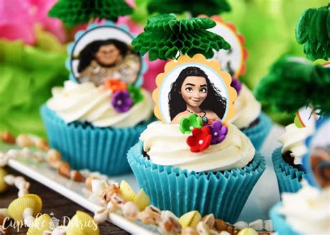 Moana Cupcakes Cupcake Diaries