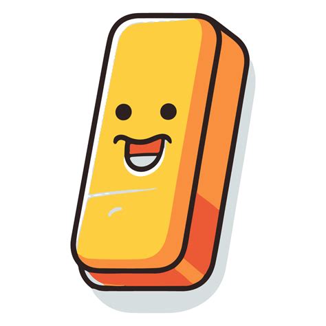 Cute Eraser Icon With Yellow Color 24281501 Png