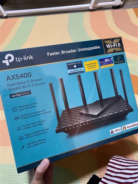 Tp Link Wi Fi 6 Router Ax5400 Archer Ax72 Computers And Tech Parts And Accessories Networking On