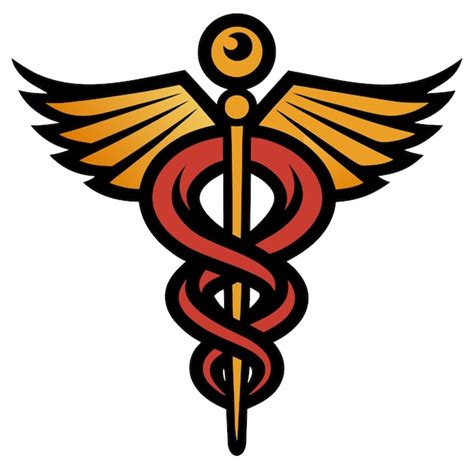 Caduceus Symbol Clipart Vector Art And Illustration Premium Ai