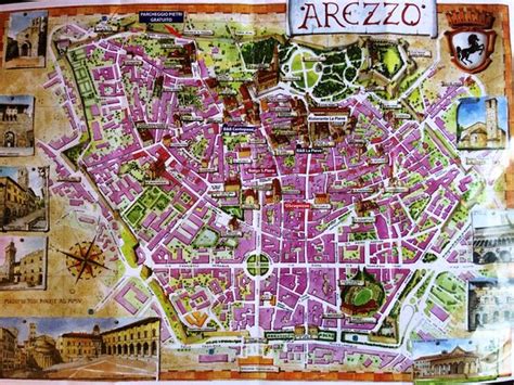 L Antenna Arezzo Italy Map Large Arezzo Maps For Free Download And