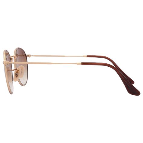 Ray Ban Round Metal Brown Gradient Unisex Sunglasses Rb3447 00151 47