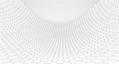 Premium Vector Vector 3d Object From A Hexagon Grid With Dots Stylish Design