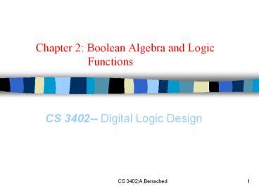 PPT Chapter Boolean Algebra And Logic Functions PowerPoint Presentation Free To Download