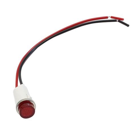 Indicator Light With Wire And Resistor 220v Red