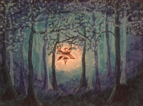 Fairy In The Midnight Forest Cassiopeas Art Paintings And Prints