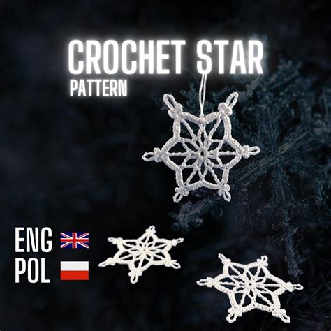 Crochet Star Pattern And Tutorial Etsy