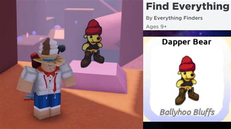 [tutorial] How To Find The Dapper Bear In Find Everything By Everything