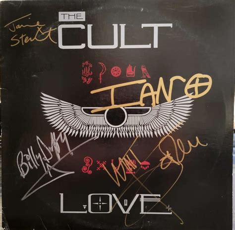 The Cult Autographed Love” Lp Quarterdeck Collectibles