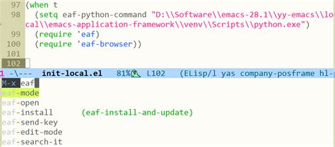 求一个win10安装emac及eaf Browser的教程 Emacs General Emacs China