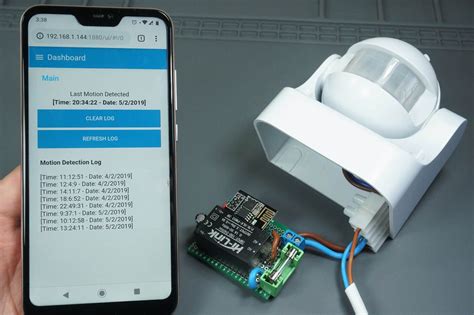 Hack A Commercial Pir Motion Sensor With An Esp8266 To Log Data To Node
