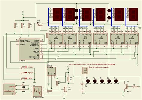 Pic16f84 12 Or 24 Hour Digital Clock Circuit Diagram And Programming Circuit Diagram