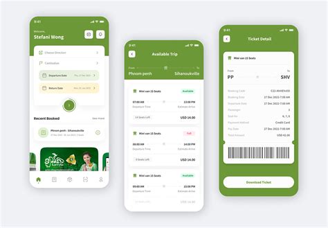 Bus Booking Mobile App Behance