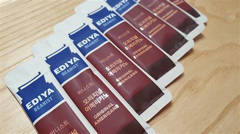 이디야커피 인스턴트 분쇄 가루 커피 비니스트 오리지널 아메리카노 맛과 제품정보