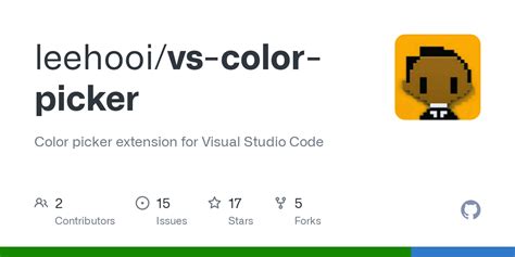 Github Leehooivs Color Picker Color Picker Extension For Visual