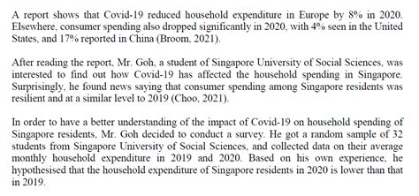 Solved C Criticise The Analysis Done By Mr Goh By