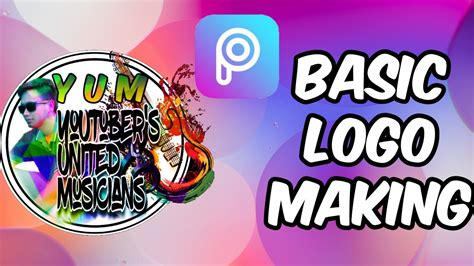 Picsart Basic Logo Making Tutorial Picsart Photo Editing Tutorial