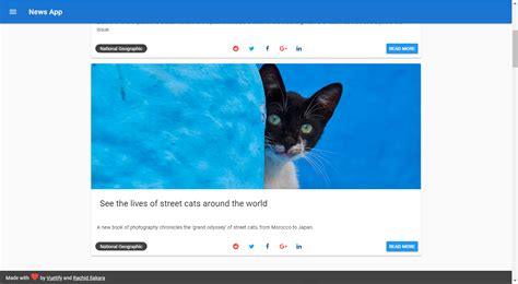 Github Rachidsakaravue News App With Vuetify A Beautiful Animated News Application That Is