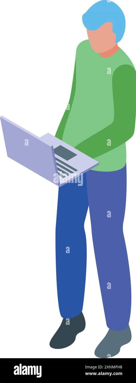 Engineer Typing On Wireless Keyboard Stock Vector Images Alamy