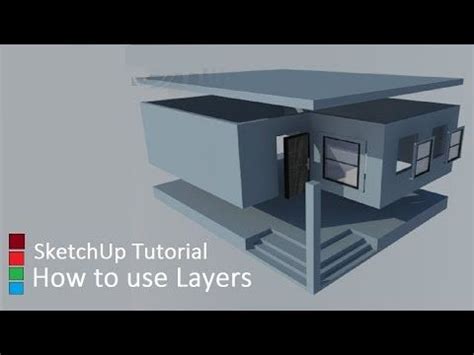 How To Use Layers In SketchUp What How To Work With Layers In SketchUp YouTube Layers
