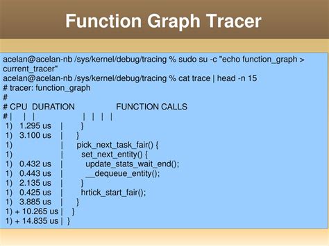 debugging linux kernel by ftrace ppt download
