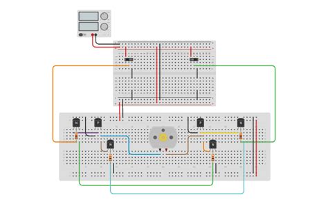 Circuit Design Ponte H Tinkercad