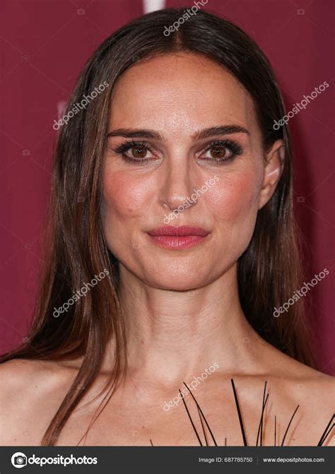 Israeli American Actress Natalie Portman Wearing Schiaparelli Dress