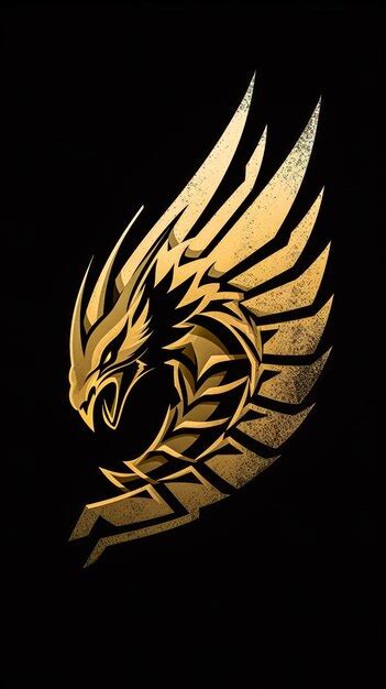 Premium Ai Image Minimalistic Logo With An Eagle Generative Ai