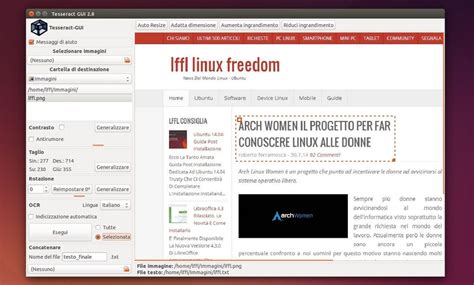 Tesseract Gui Software Ocr In Ubuntu Linux E Derivate Linux Freedom