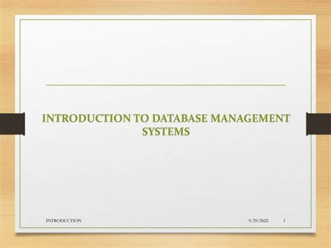 Dbms Introductionppt