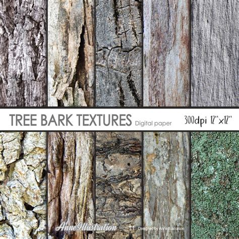 Tree Bark Pattern Etsy