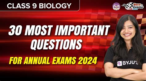 30 Most Important Questions For Biology For Annual Exams 2024 Class 9 Cbse 2024 Annual Exams