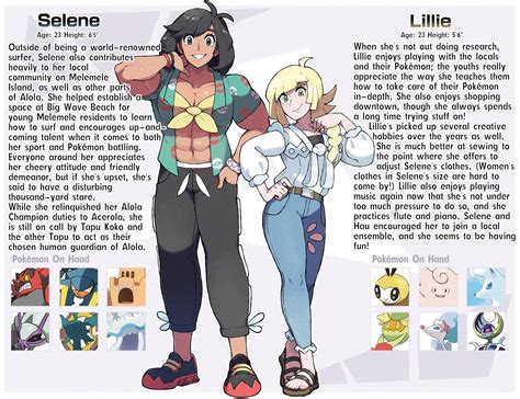Juno Son Lillie Pokemon Selene Pokemon Nintendo Pokemon