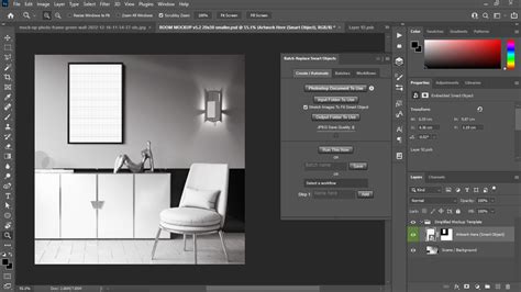 how to batch replace smart objects in photoshop automation made simple