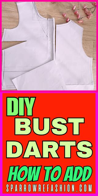 How To Add Bust Darts To A Sewing Pattern Sparrow Refashion A Blog