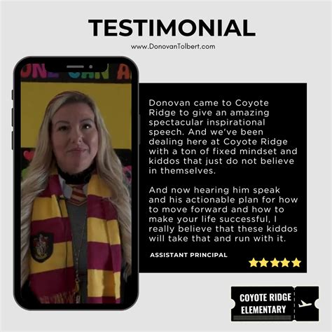 Donovan Tolbert On Linkedin Motivationalspeaker Schooldistrict Schoolcounselor Successmindset