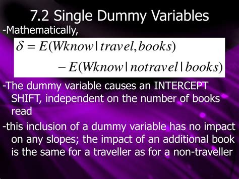 Ppt 7 Dummy Variables Powerpoint Presentation Free Download Id632574