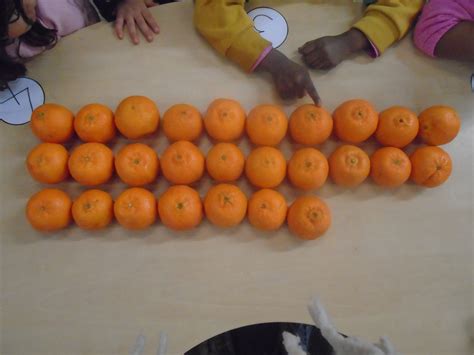 Counting Oranges The Grove Nursery School